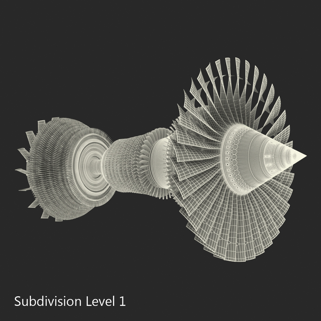 3d turbine 4 model