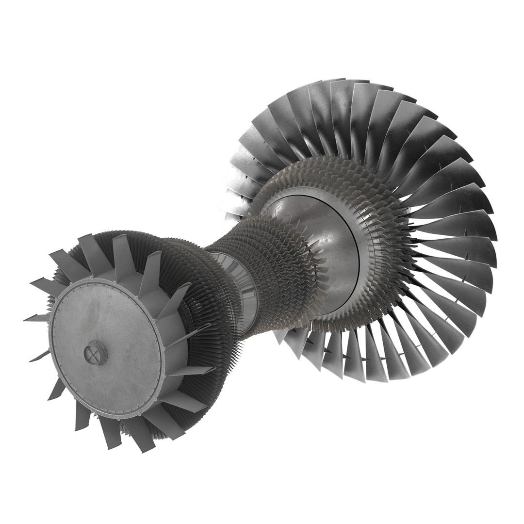 3d turbine 4 model