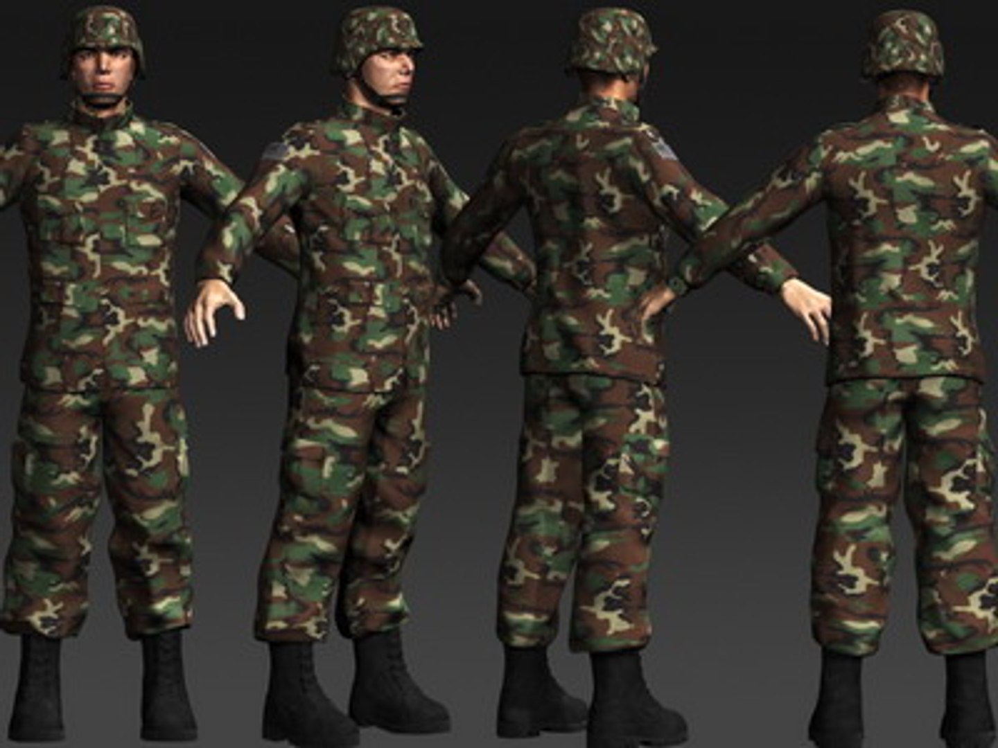 daniel male rigged cloth 3d model