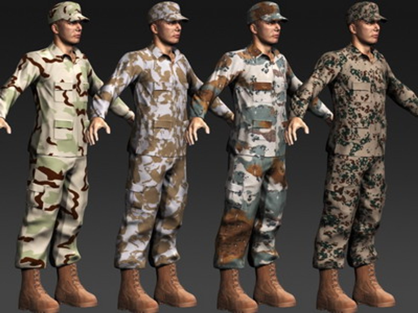 daniel male rigged cloth 3d model