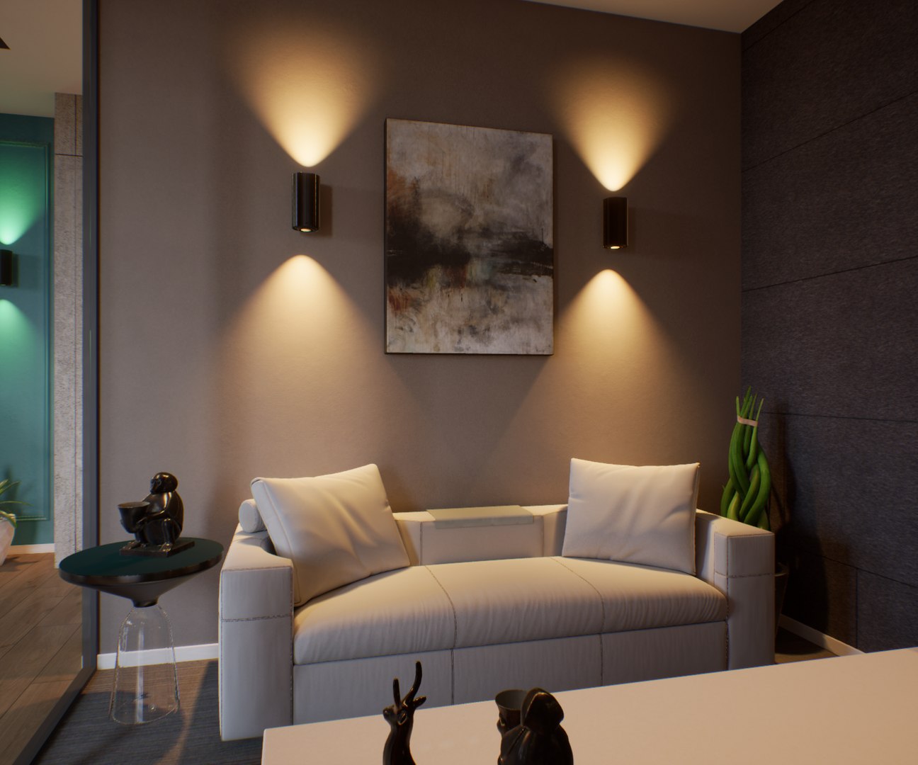 3D VR ready Living room Unreal engine model - TurboSquid 1838143