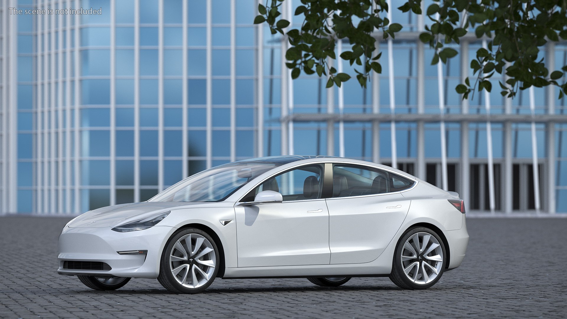 Tesla 3 modeled 3D model - TurboSquid 1214116