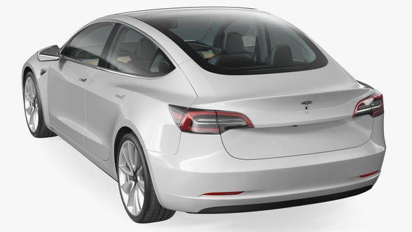 Tesla 3 modeled 3D model - TurboSquid 1214116
