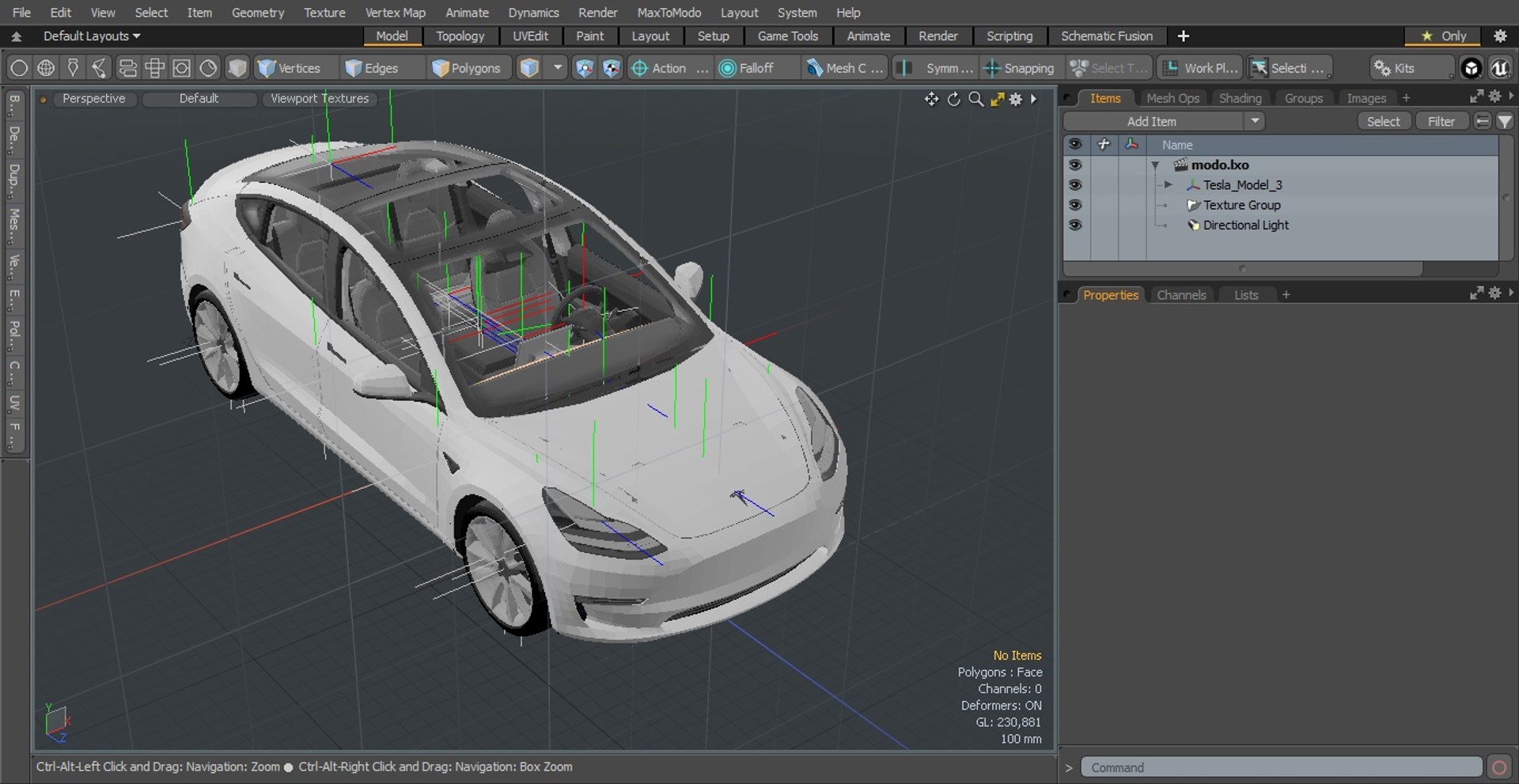 Tesla 3 modeled 3D model - TurboSquid 1214116