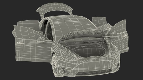 Tesla 3 modeled 3D model - TurboSquid 1214116