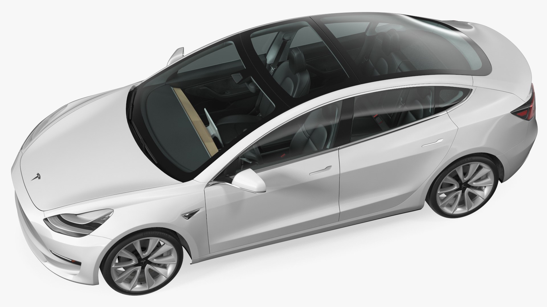 Tesla 3 modeled 3D model - TurboSquid 1214116