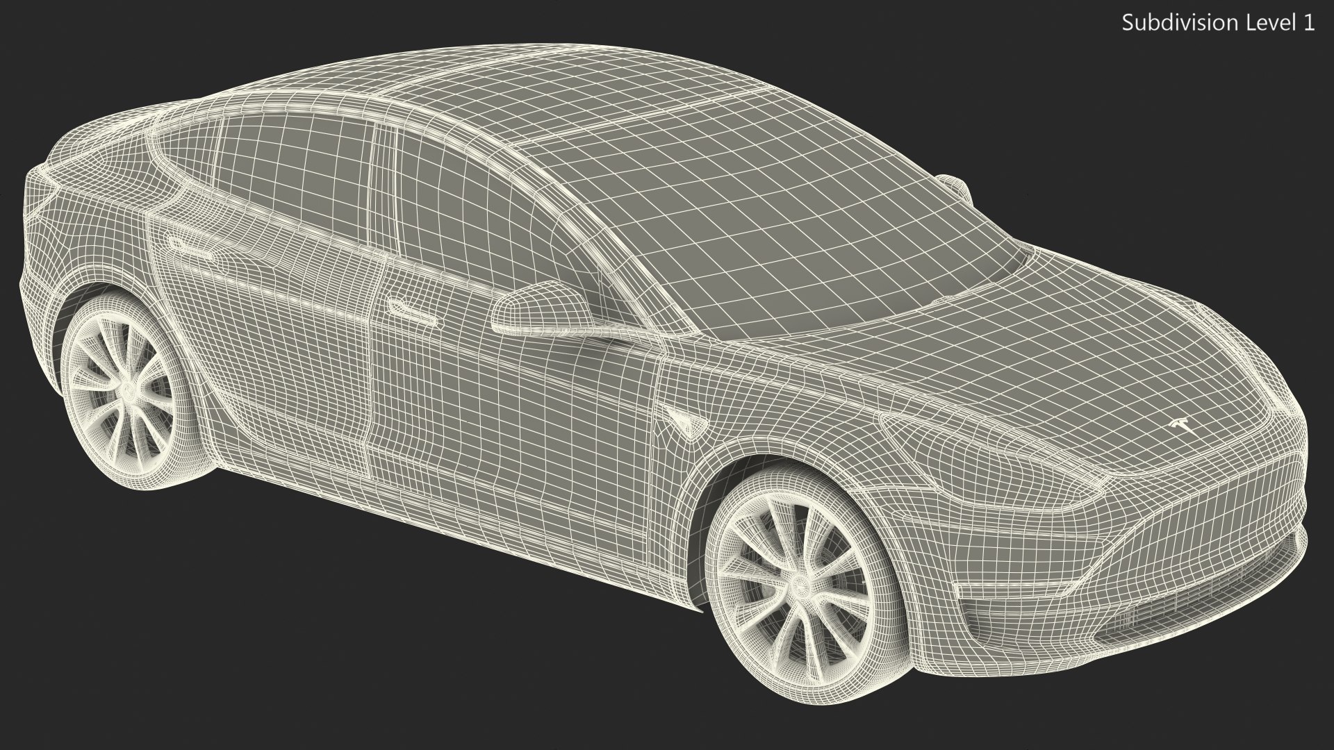 Tesla 3 modeled 3D model - TurboSquid 1214116
