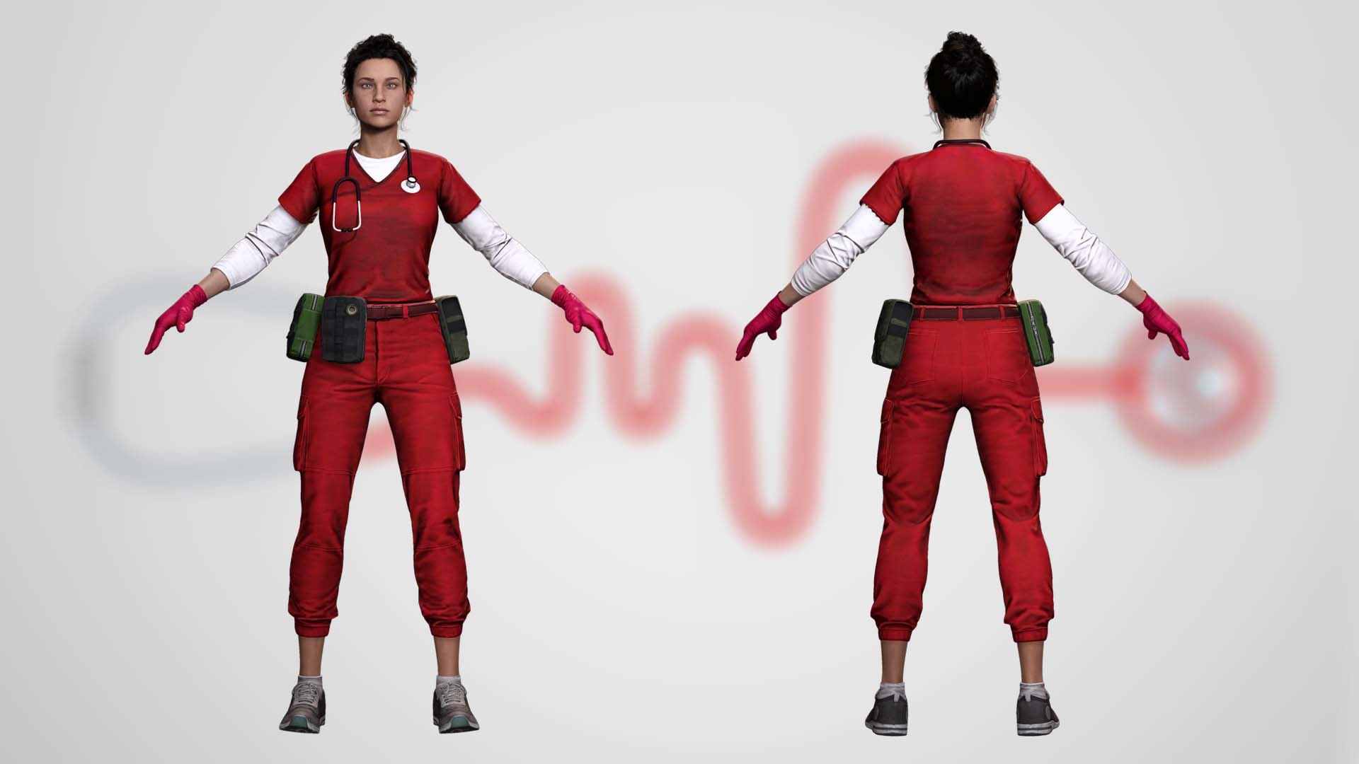 Emergency Response Nurse 3D Character Model 3D Model - TurboSquid 2333795