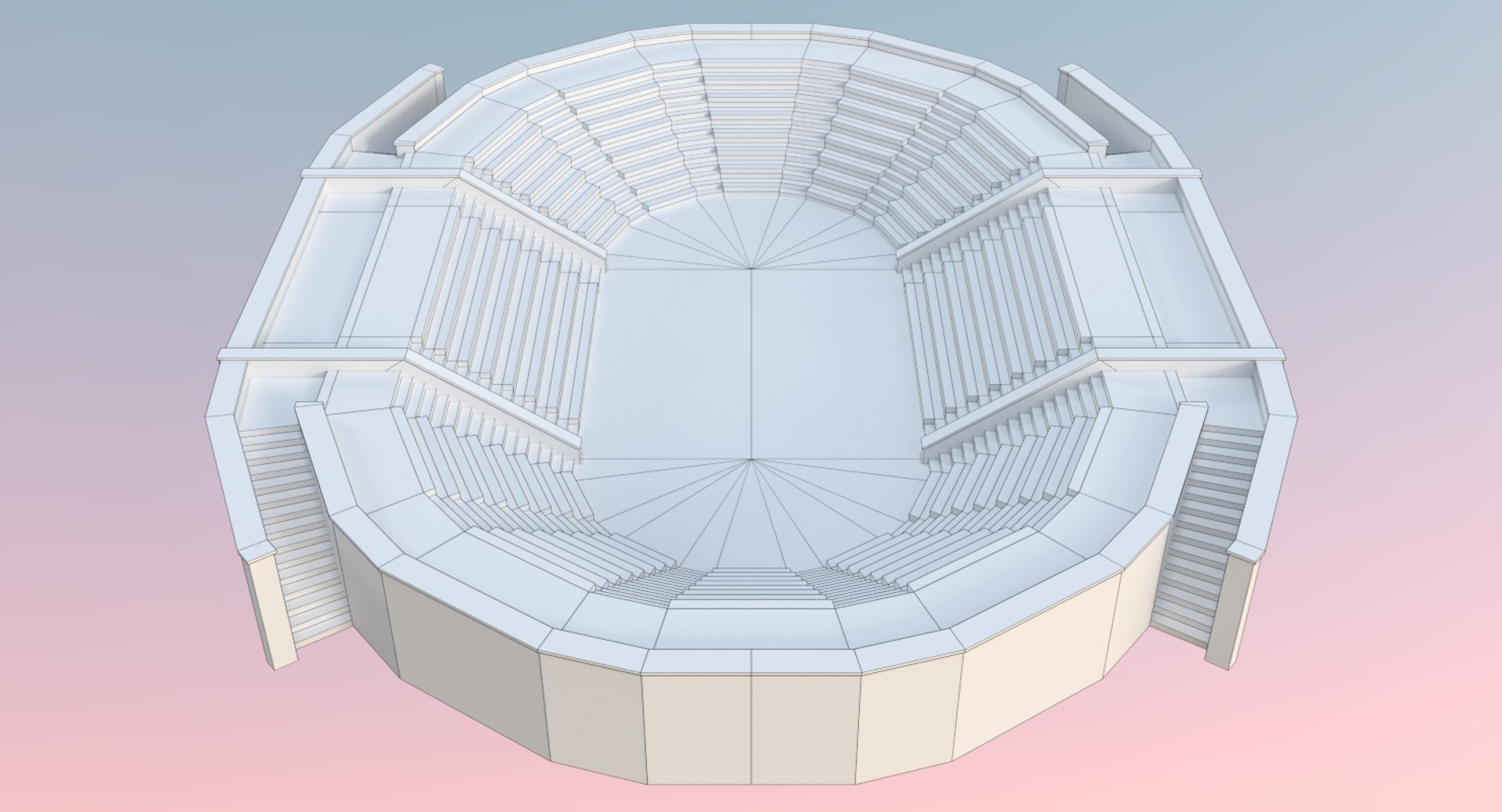 Ancient Amphitheatre 3D Model - TurboSquid 1174152