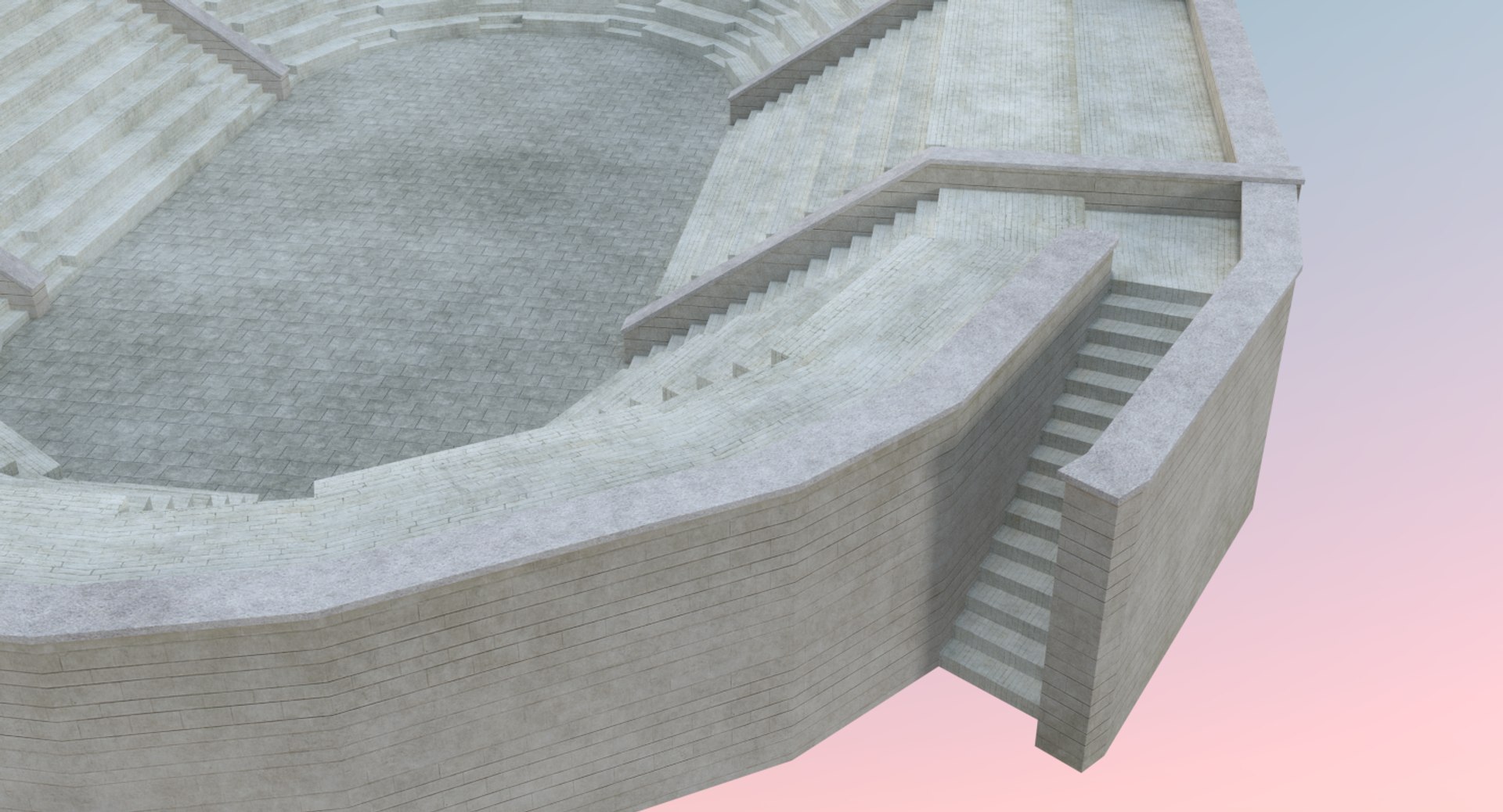 Ancient Amphitheatre 3D Model - TurboSquid 1174152