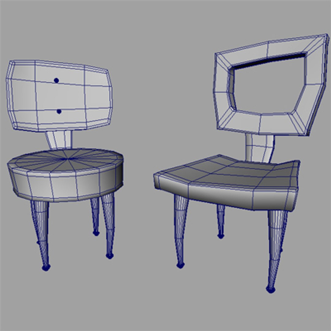 Maya Cartoon Chairs