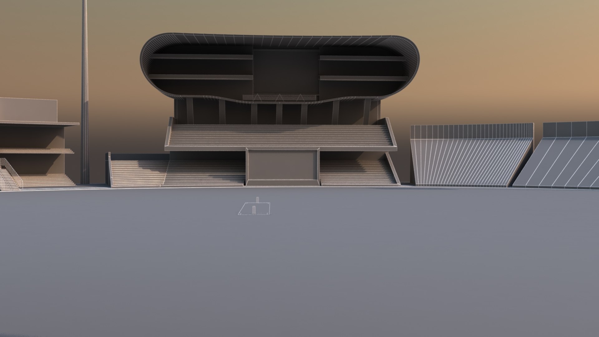 Kensington Oval Stadium 3D Model - TurboSquid 1775409