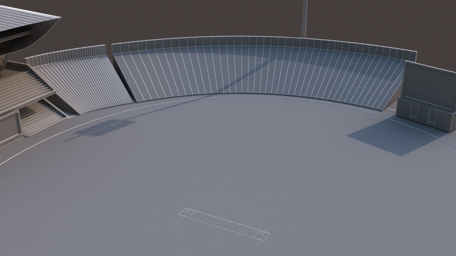Kensington Oval Stadium 3D Model - TurboSquid 1775409