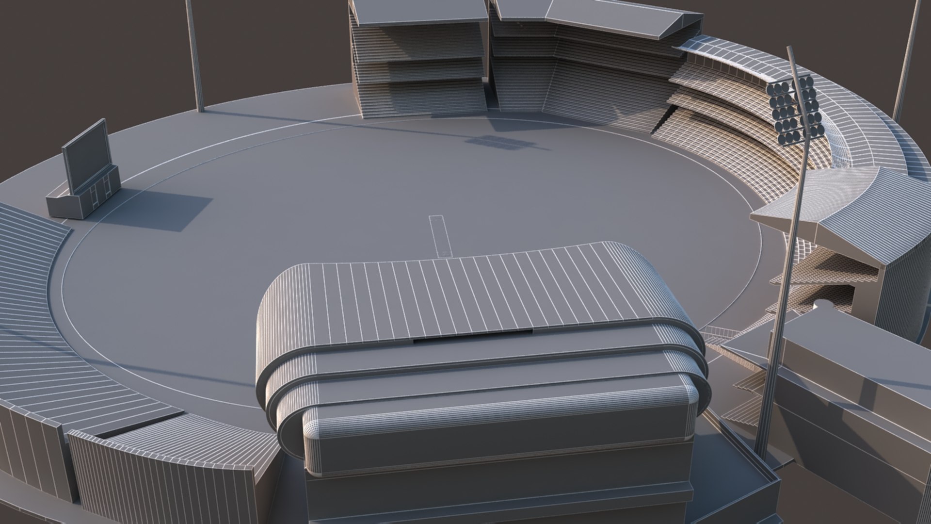 Kensington Oval Stadium 3D Model - TurboSquid 1775409