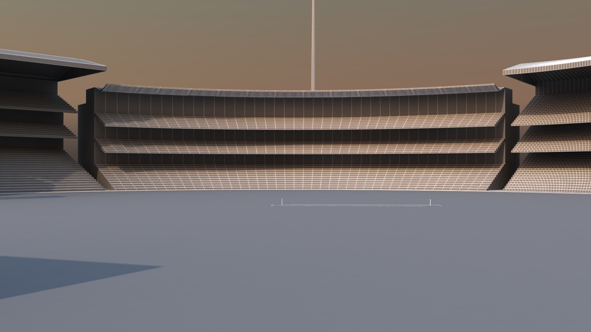 Kensington Oval Stadium 3D Model - TurboSquid 1775409