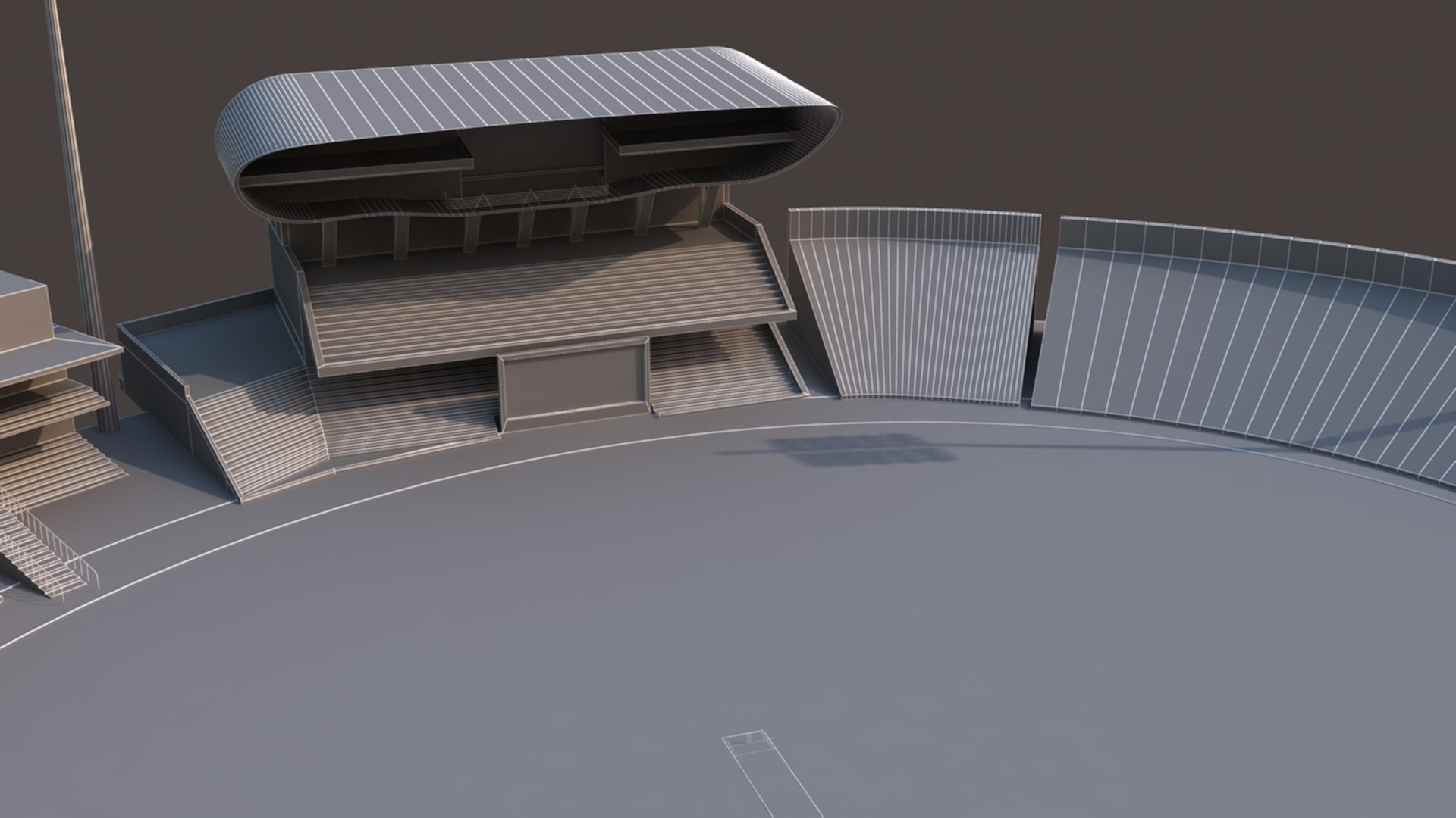 Kensington Oval Stadium 3D Model - TurboSquid 1775409