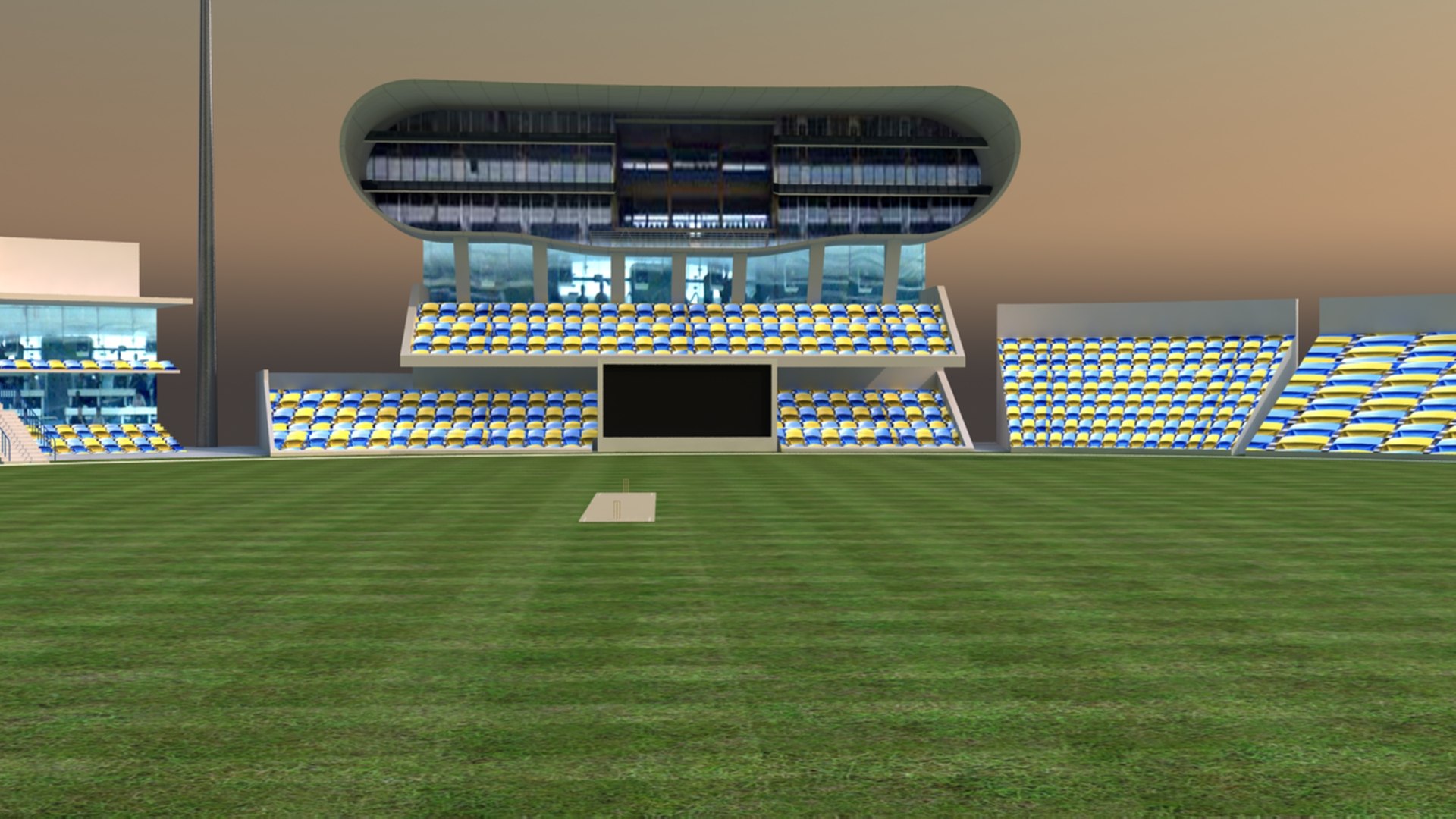 Kensington Oval Stadium 3D Model - TurboSquid 1775409