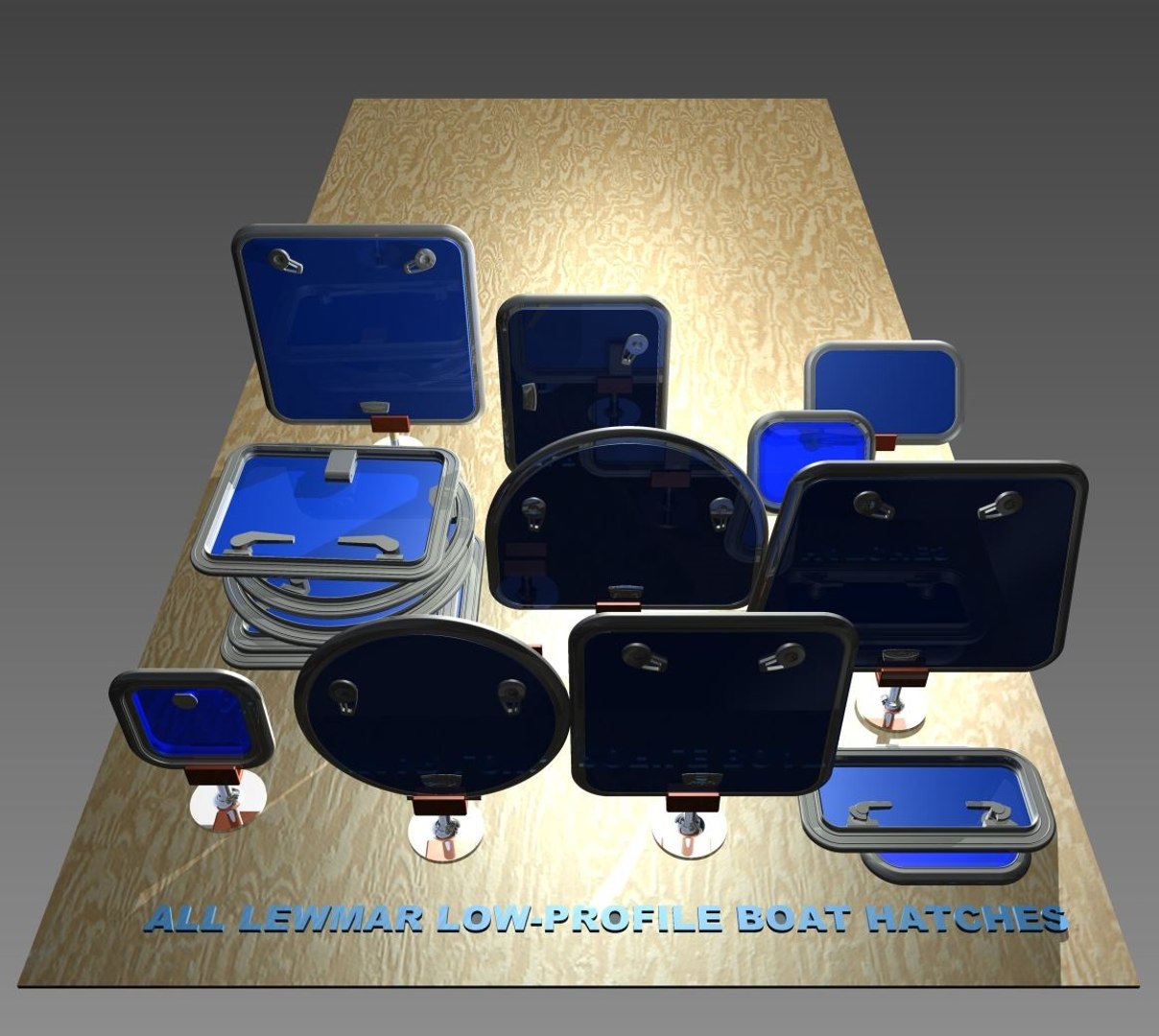 Hatch Lewmar Profile N18 3d Model