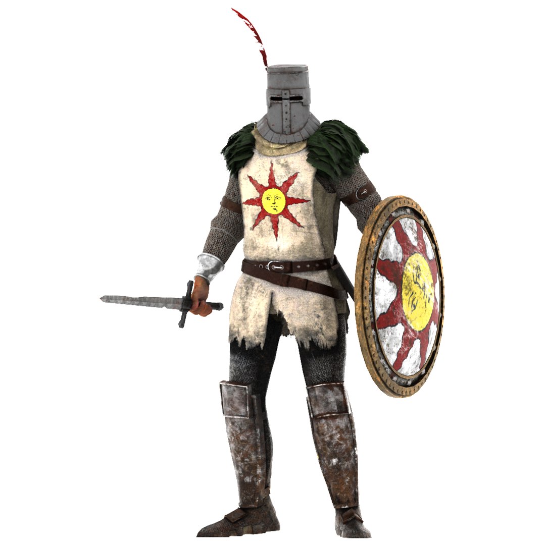 3D Solaire Of Astora Sculpt - TurboSquid 2096648