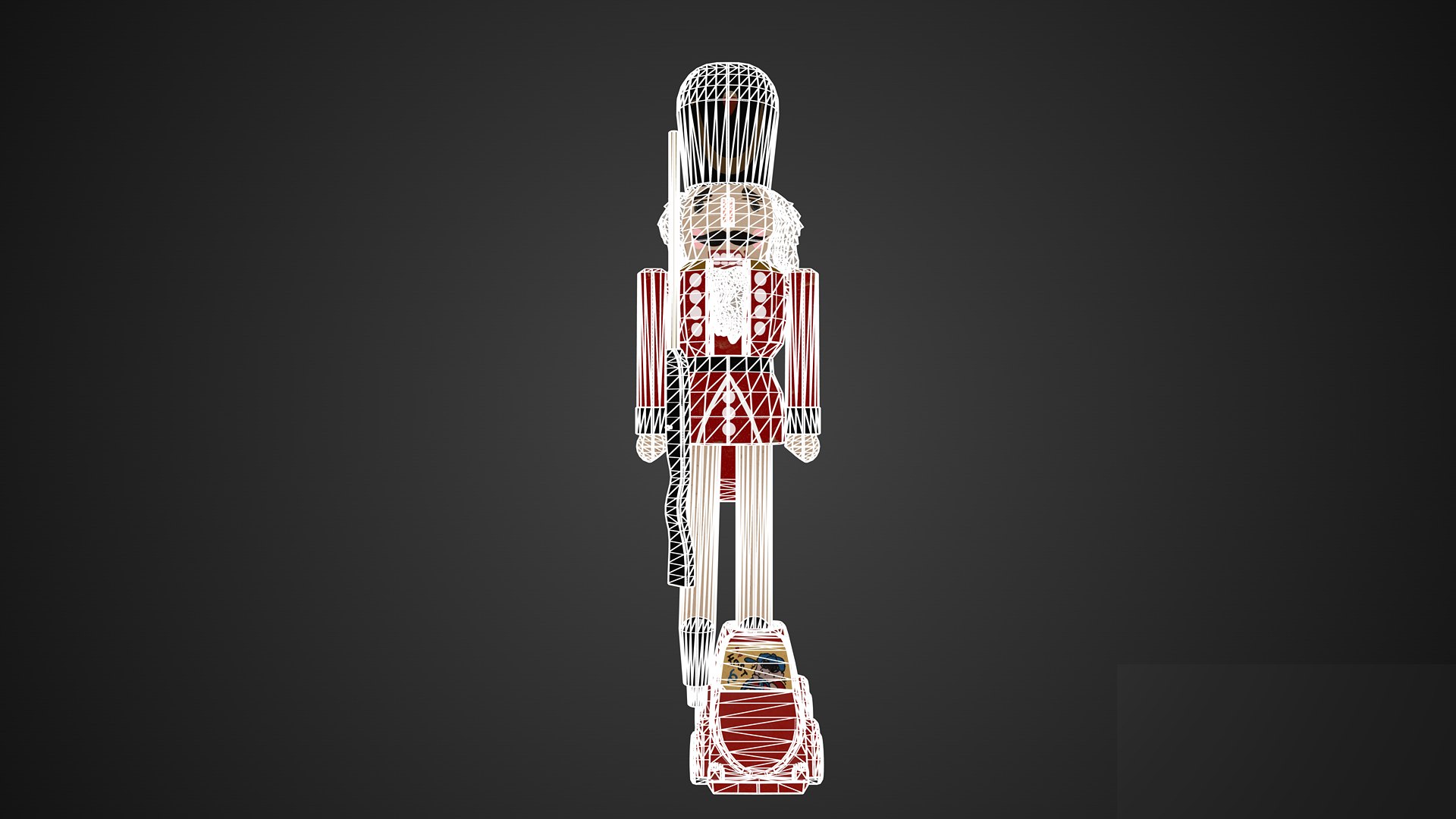 3D Model Game Ready Nutcracker Doll - TurboSquid 2060107