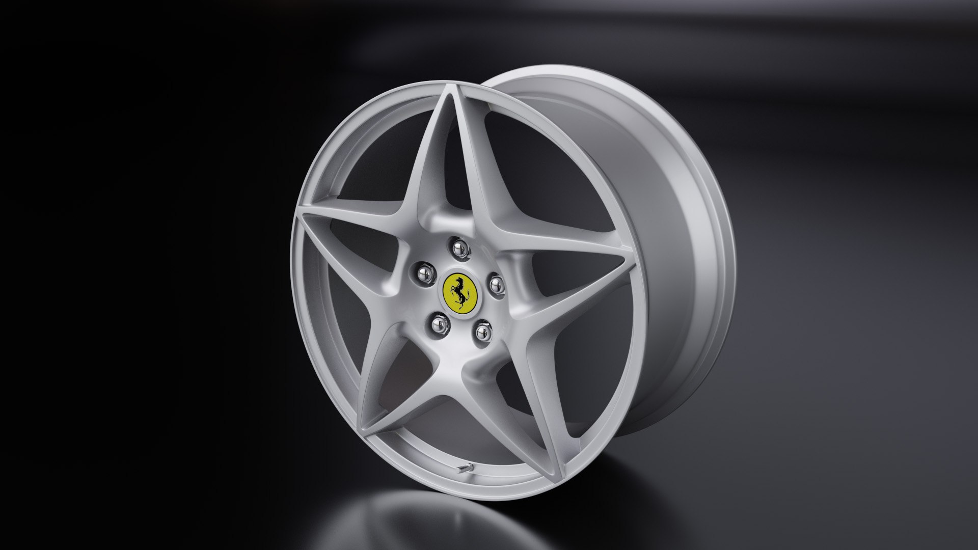 3D Ferrari Rim - TurboSquid 1991906