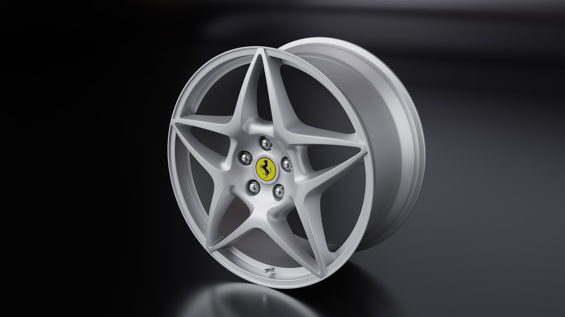 3D Ferrari Rim - TurboSquid 1991906