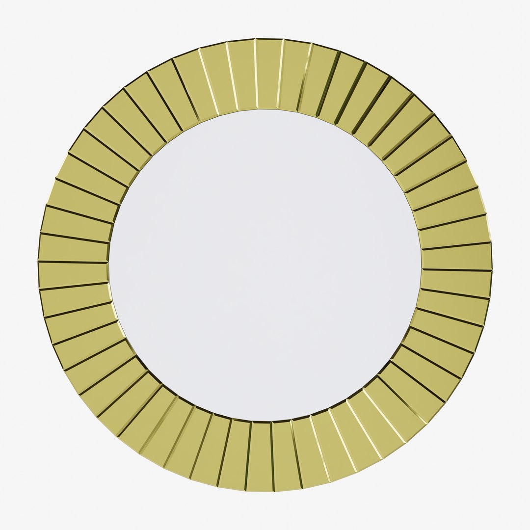 The Light Yellow Mirror Art 3D - TurboSquid 2352816