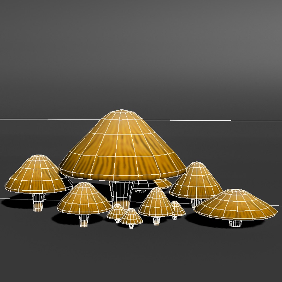 mushroom forest pack 3d max