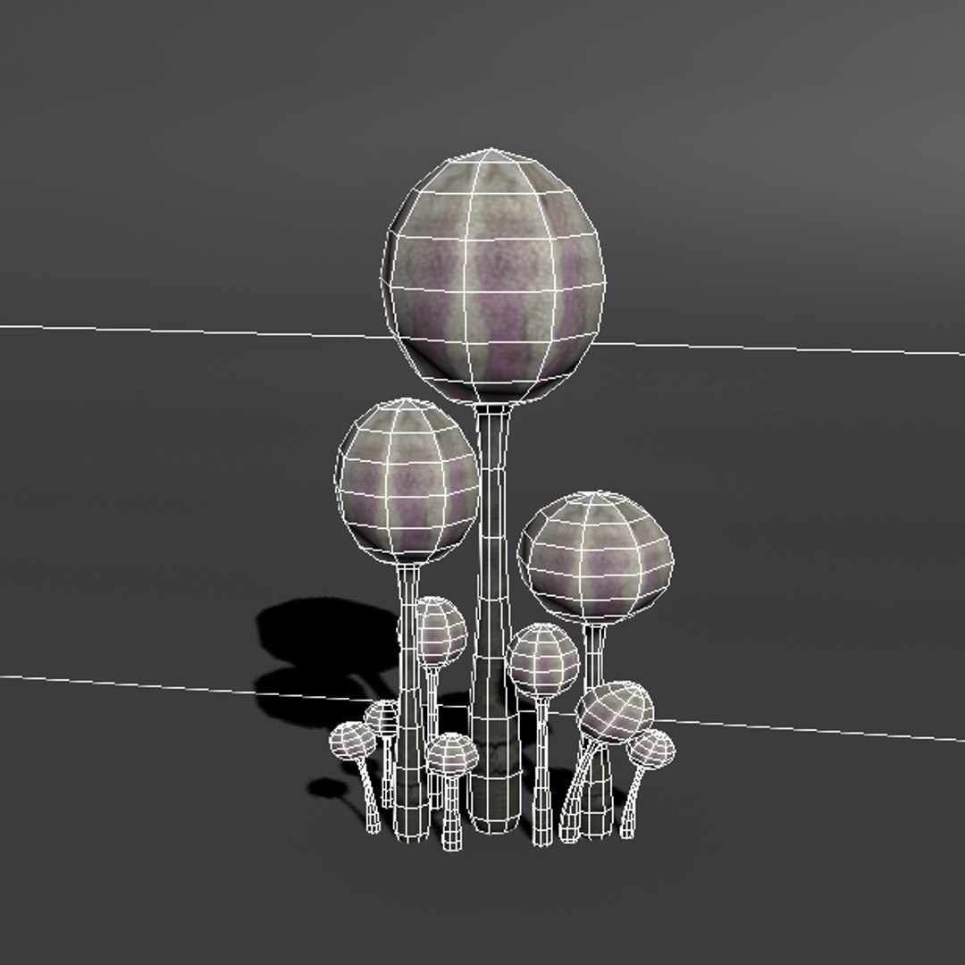 mushroom forest pack 3d max