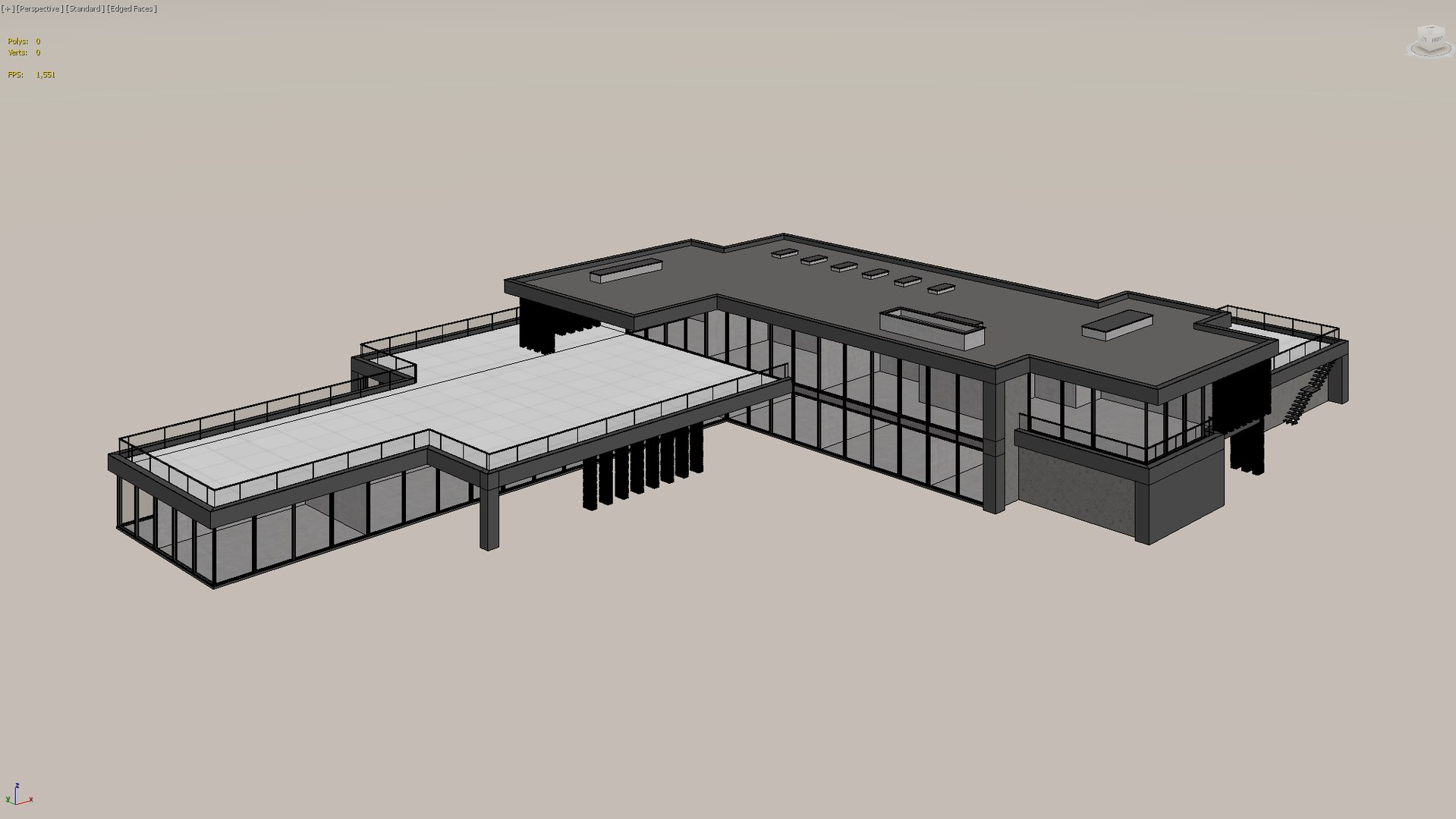 3D High-poly Coworking Office City Building Model - TurboSquid 1715966