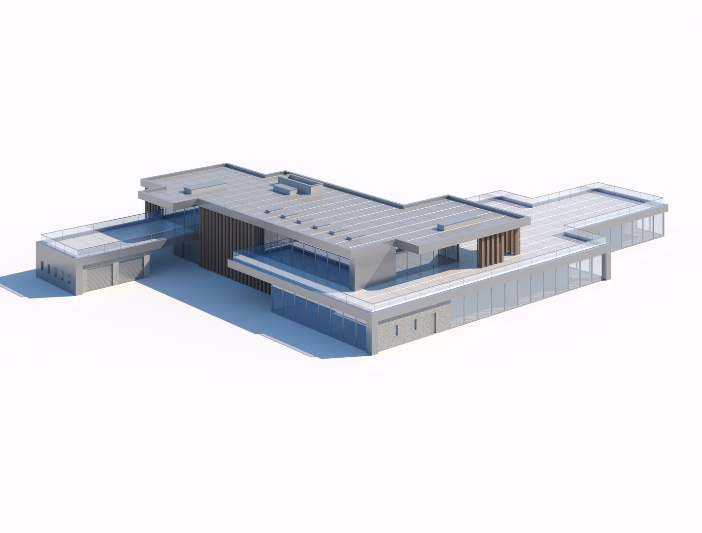 3D High-poly Coworking Office City Building Model - TurboSquid 1715966