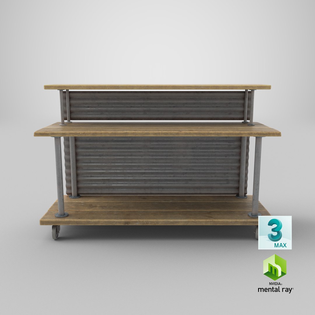3D Deli Bakery Rack 01 - TurboSquid 1228619
