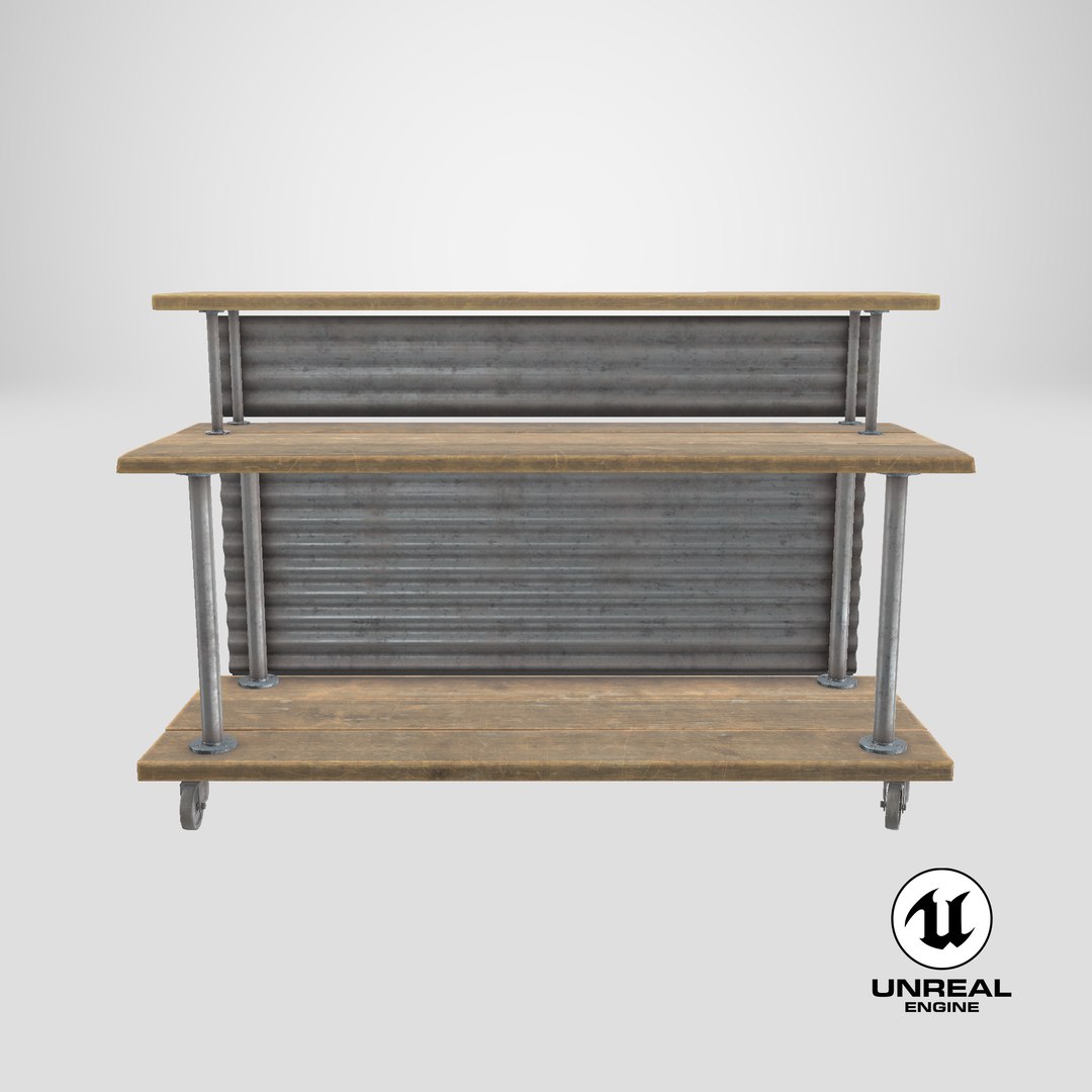 3D Deli Bakery Rack 01 - TurboSquid 1228619