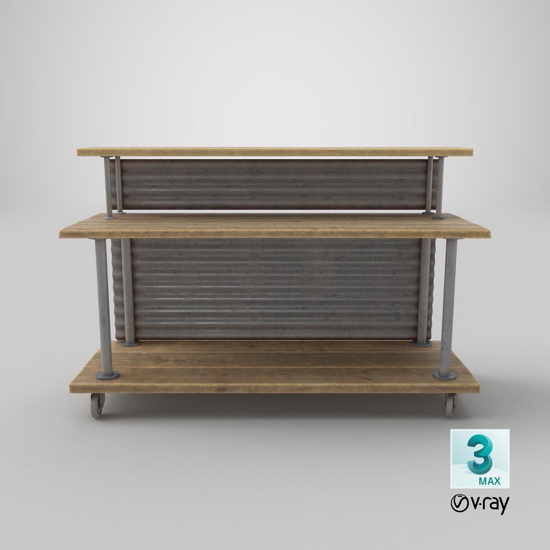 3D deli bakery rack 01 - TurboSquid 1228619