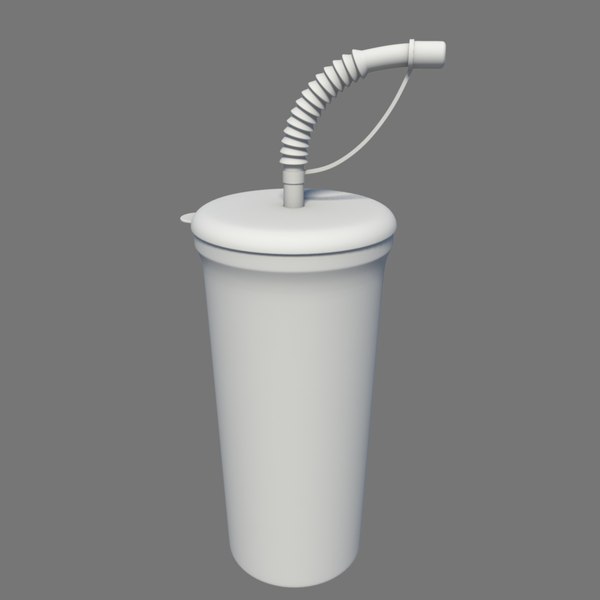 bottle sipper 3d obj