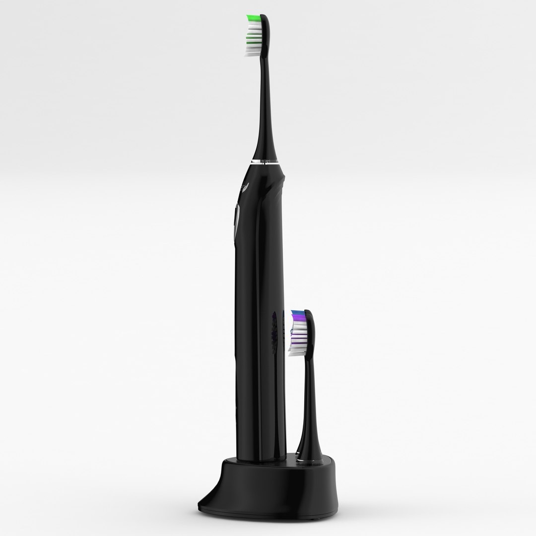 3d Model Realistic Electric Toothbrush
