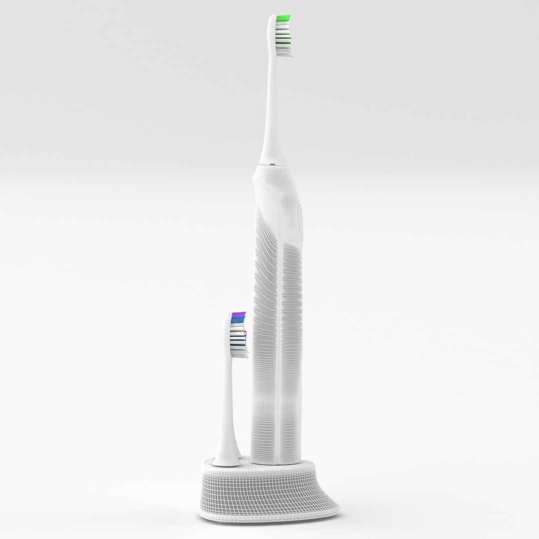 3d model realistic electric toothbrush