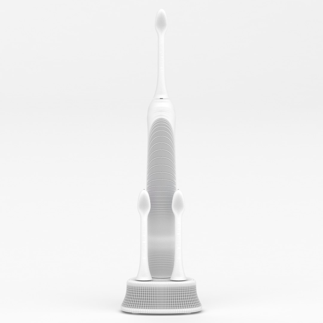 3d Model Realistic Electric Toothbrush
