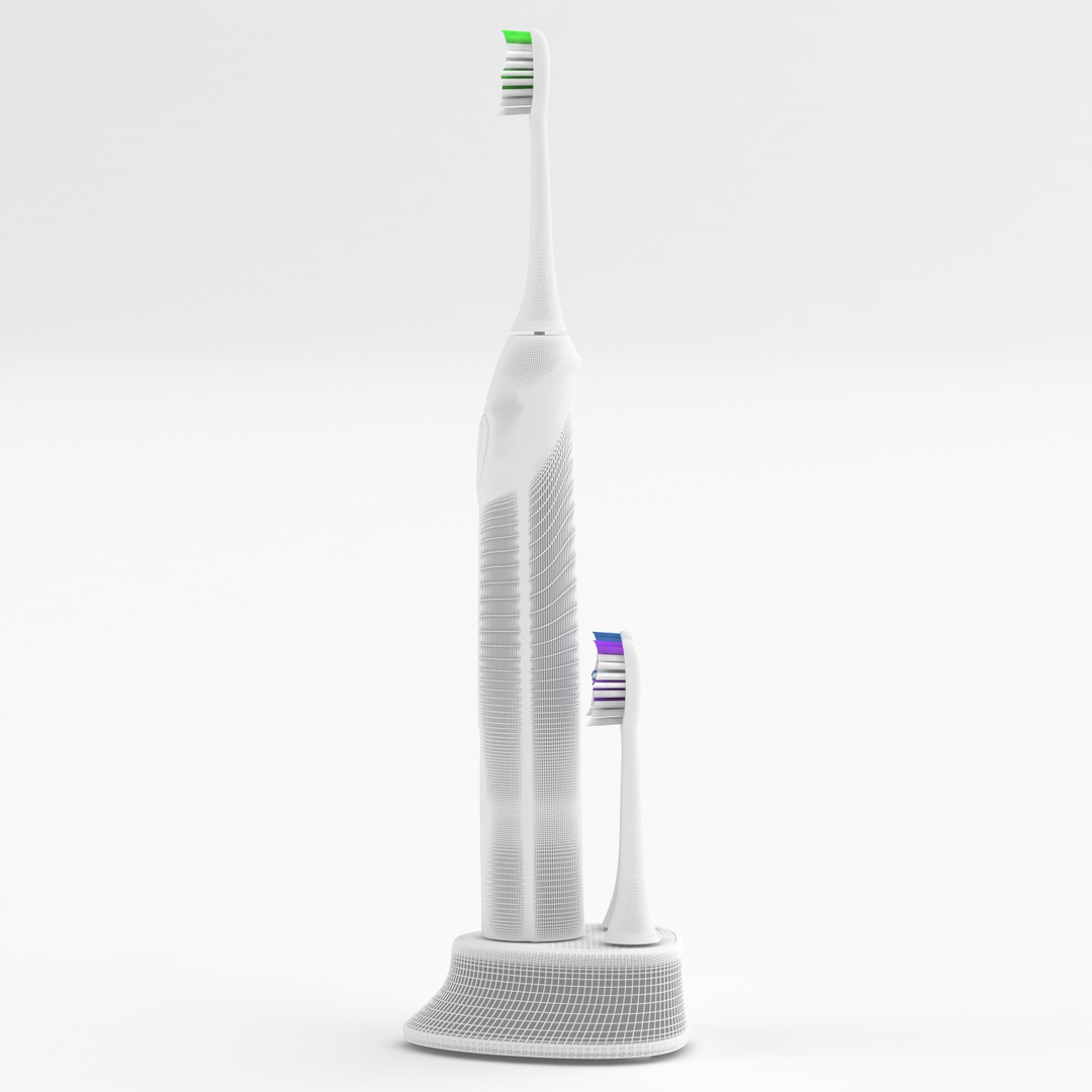 3d model realistic electric toothbrush