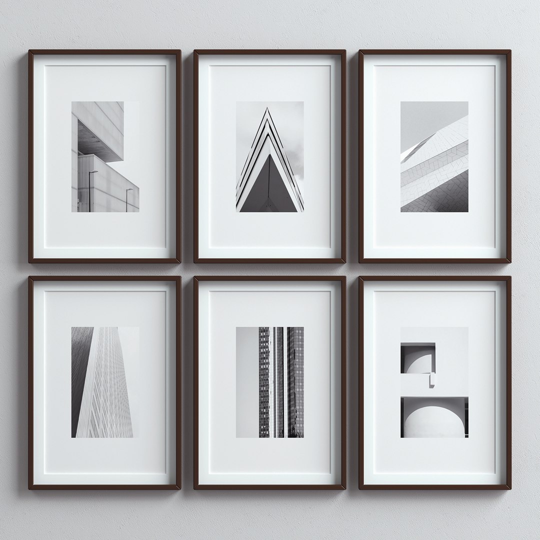 3D Picture Frames Set -10 - TurboSquid 1283491