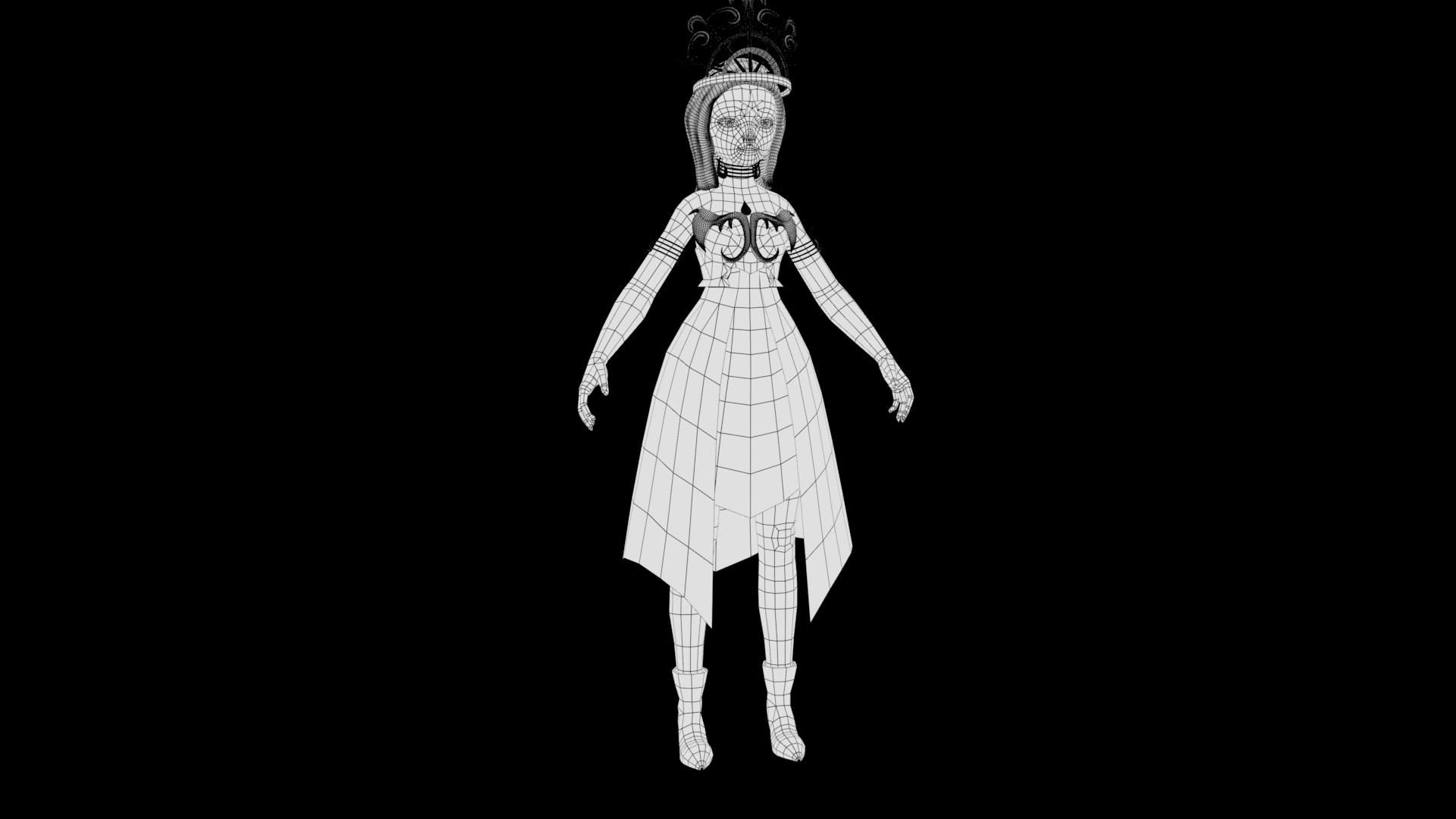 Girl Toonish Model - TurboSquid 2091315