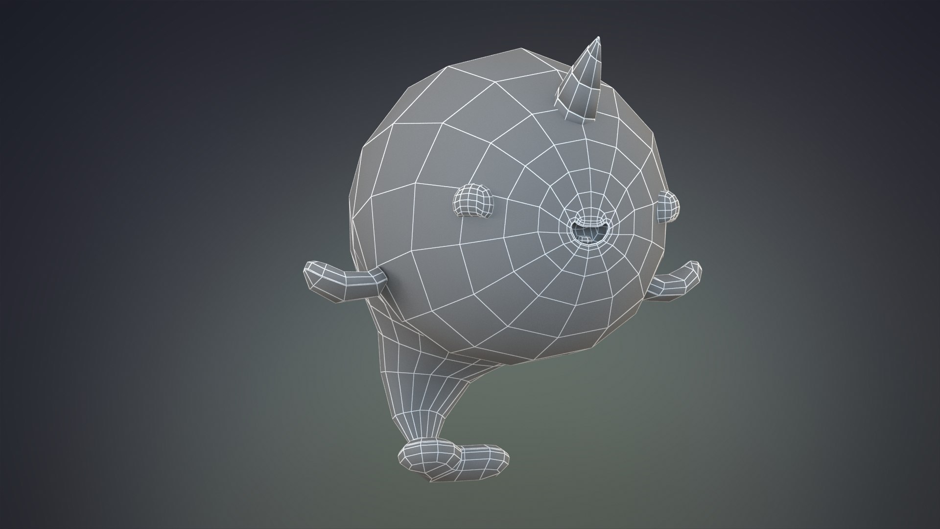 3D cute cartoon narval - TurboSquid 1508777