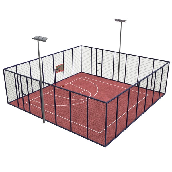 3D Streetball Field model - TurboSquid 1760024