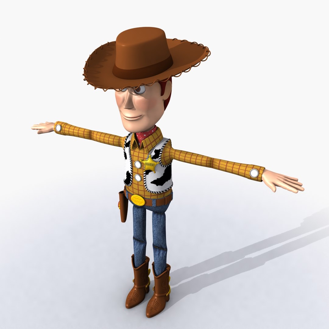 Sheriff Woody 3d Model