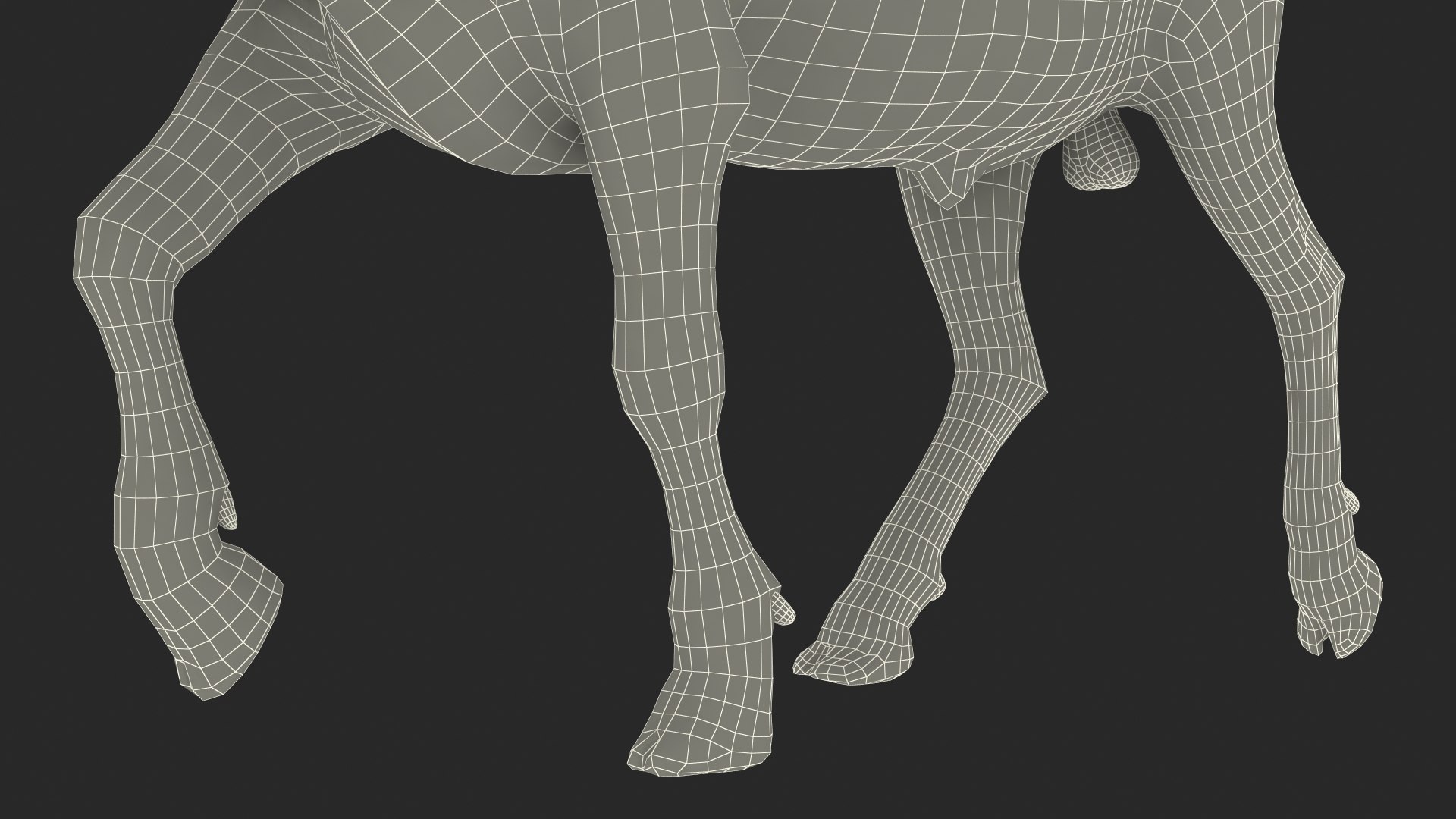 Alpine Ibex In Walking Pose Fur Model - TurboSquid 2219811