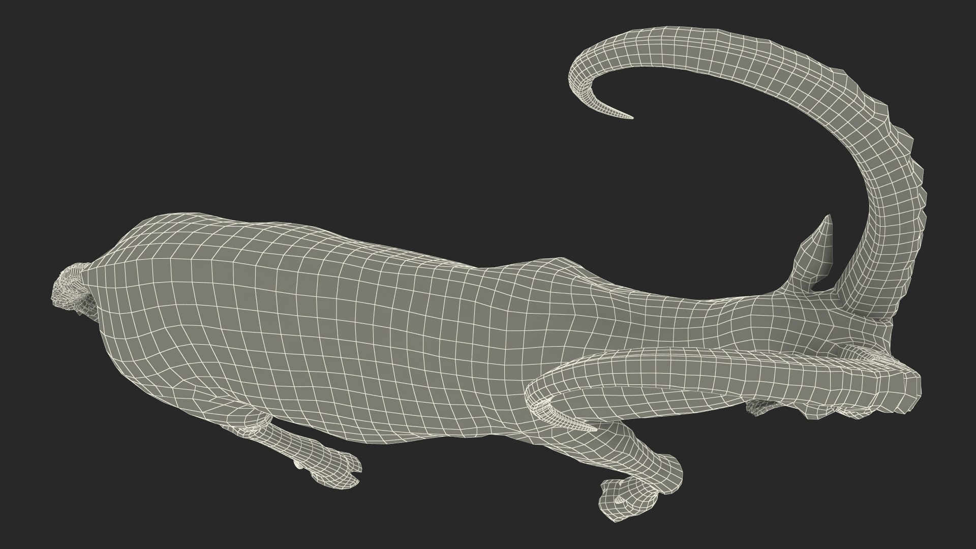 Alpine Ibex In Walking Pose Fur Model - TurboSquid 2219811