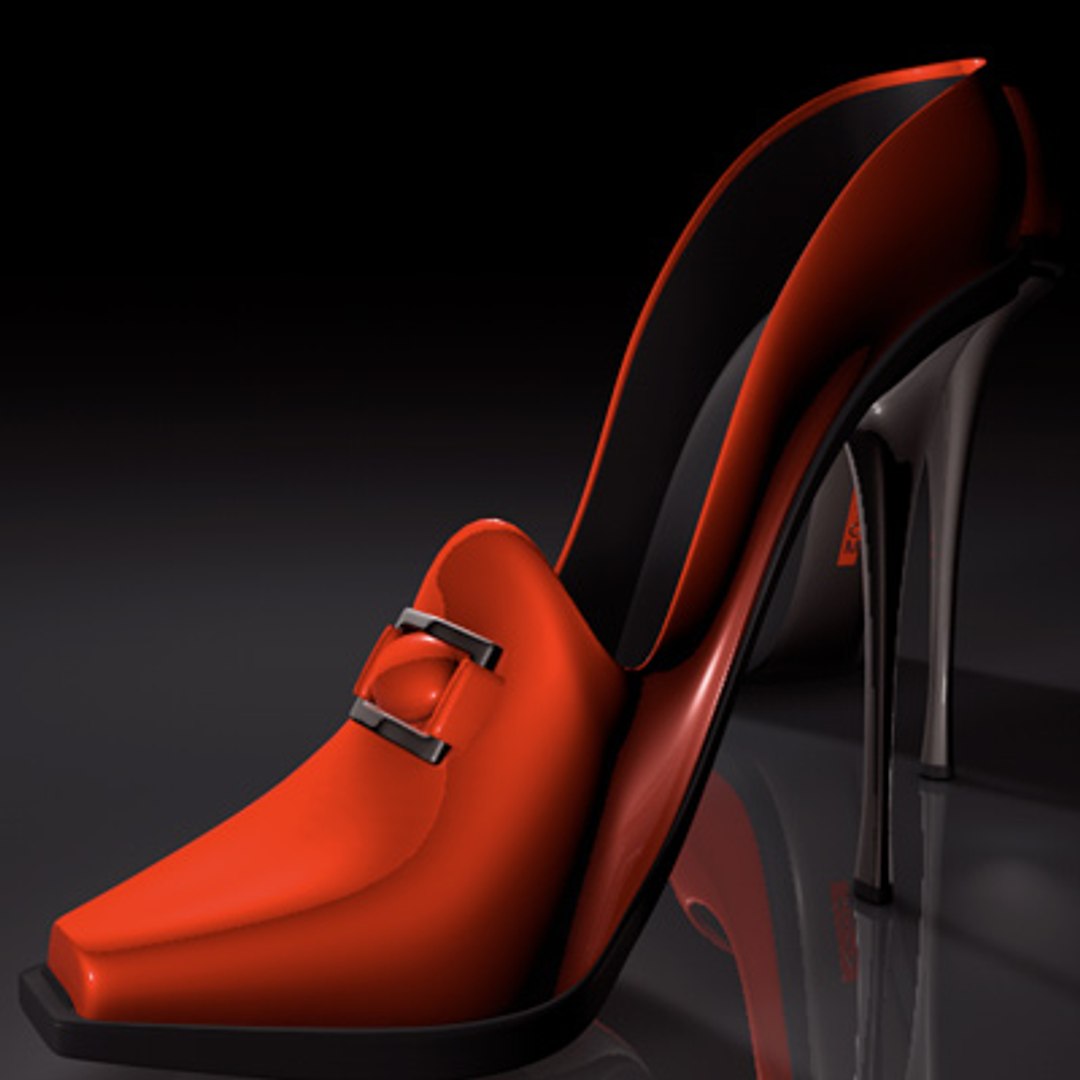 3d Heels Model