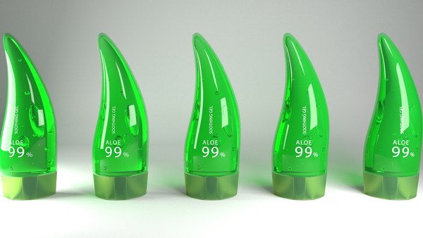 Aloe soothing gel bottle 3D model - TurboSquid 1872480