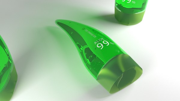 Aloe soothing gel bottle 3D model - TurboSquid 1872480