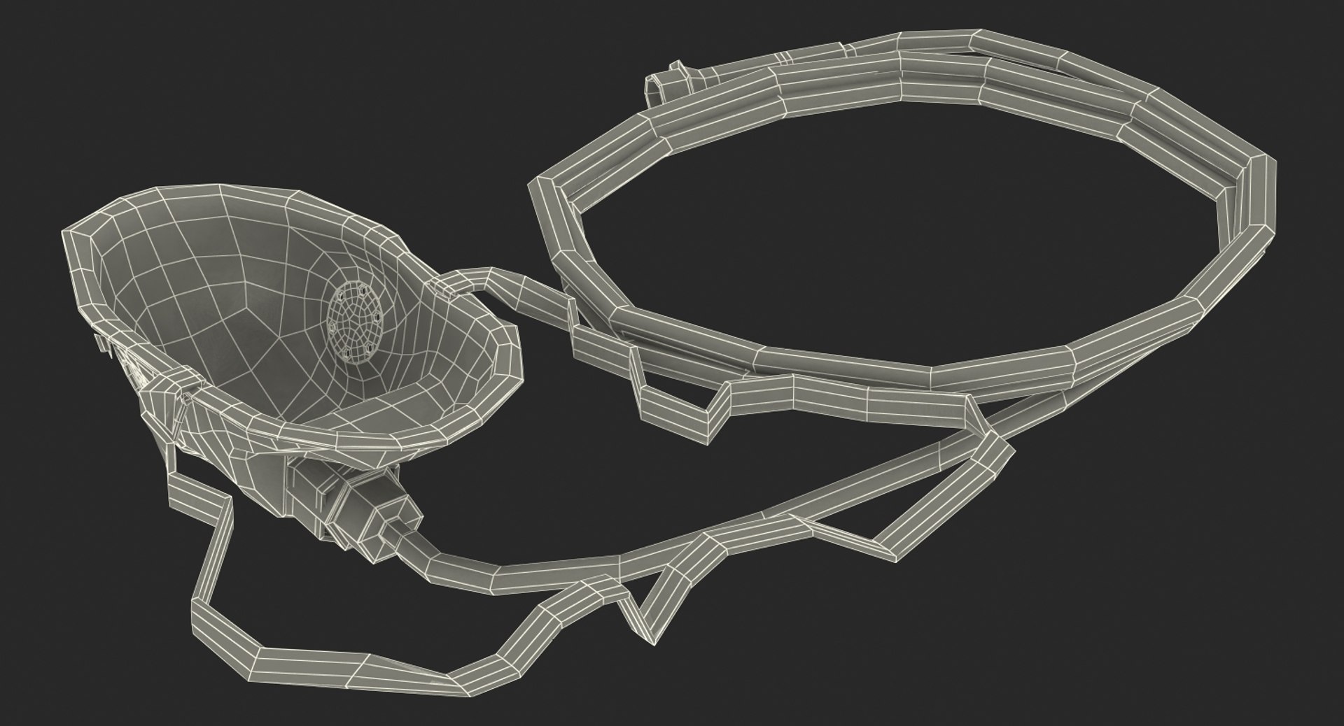Pediatric Oxygen Mask Tube Model - TurboSquid 1287782